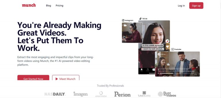 Munch-Munch官网:AI视频编辑平台-半给电商