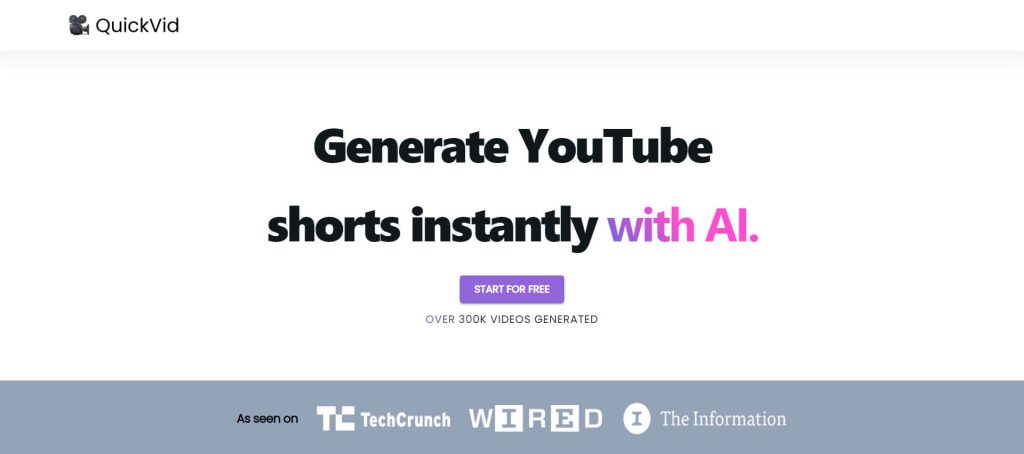 Quickvid-Quickvid官网:快视AI短视频生成工具-半给电商