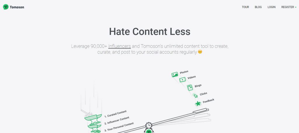 Tomoson-Tomoson官网:社交红人内容营销平台-半给电商