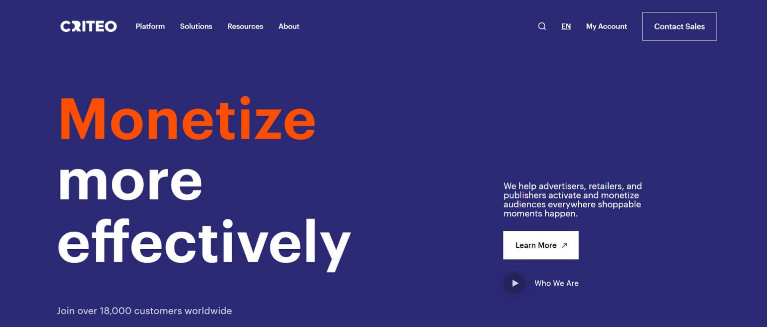Criteo-Criteo官网:海外广告投放平台-半给电商